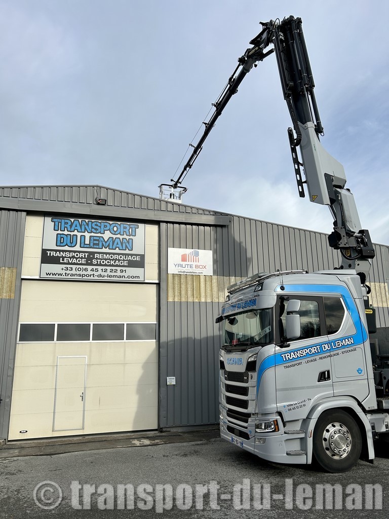 transport du leman, levage, manutention, camion grue, camion bras, 74 ...